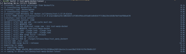 Docker Image For Rust Backend Learn How To Tms Developer Blog